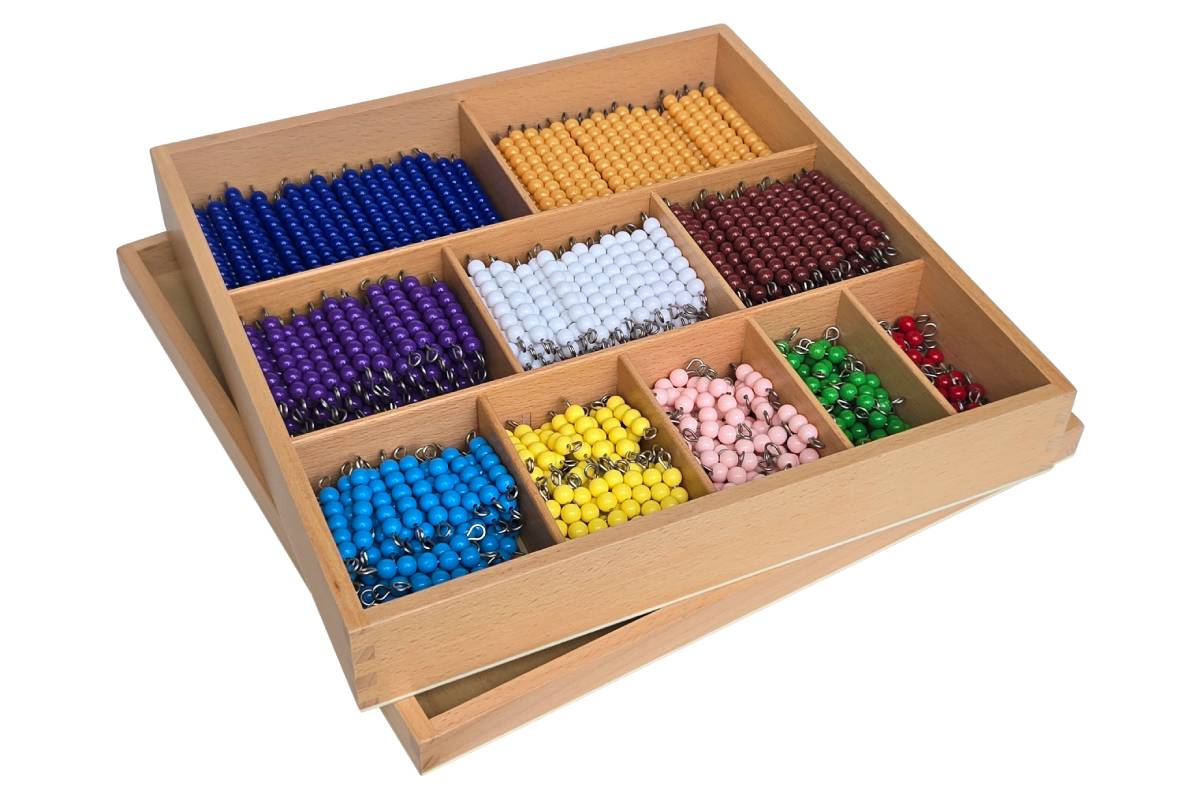 Decanomial Bead Bar Box (C Beads) - IFIT Montessori